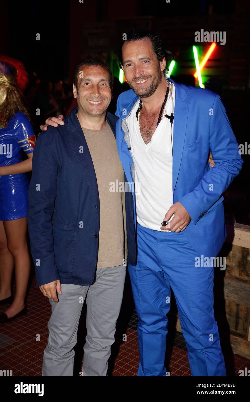 Zinedine Soualem and Nicolas Levy attending the Desperados Wild Bar ...