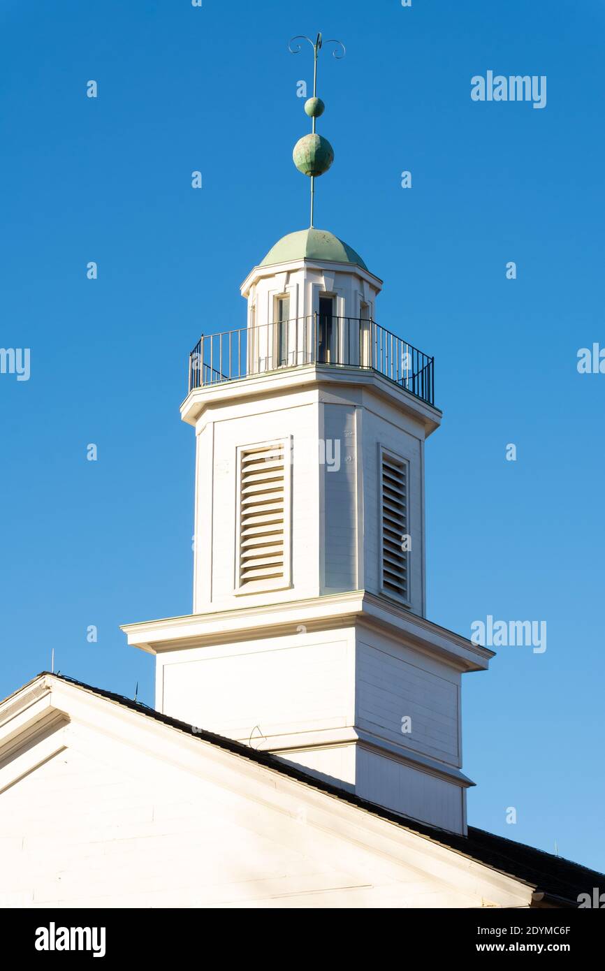 Old courthouse in small Midwest town. Metamora, Illinois, USA Stock ...