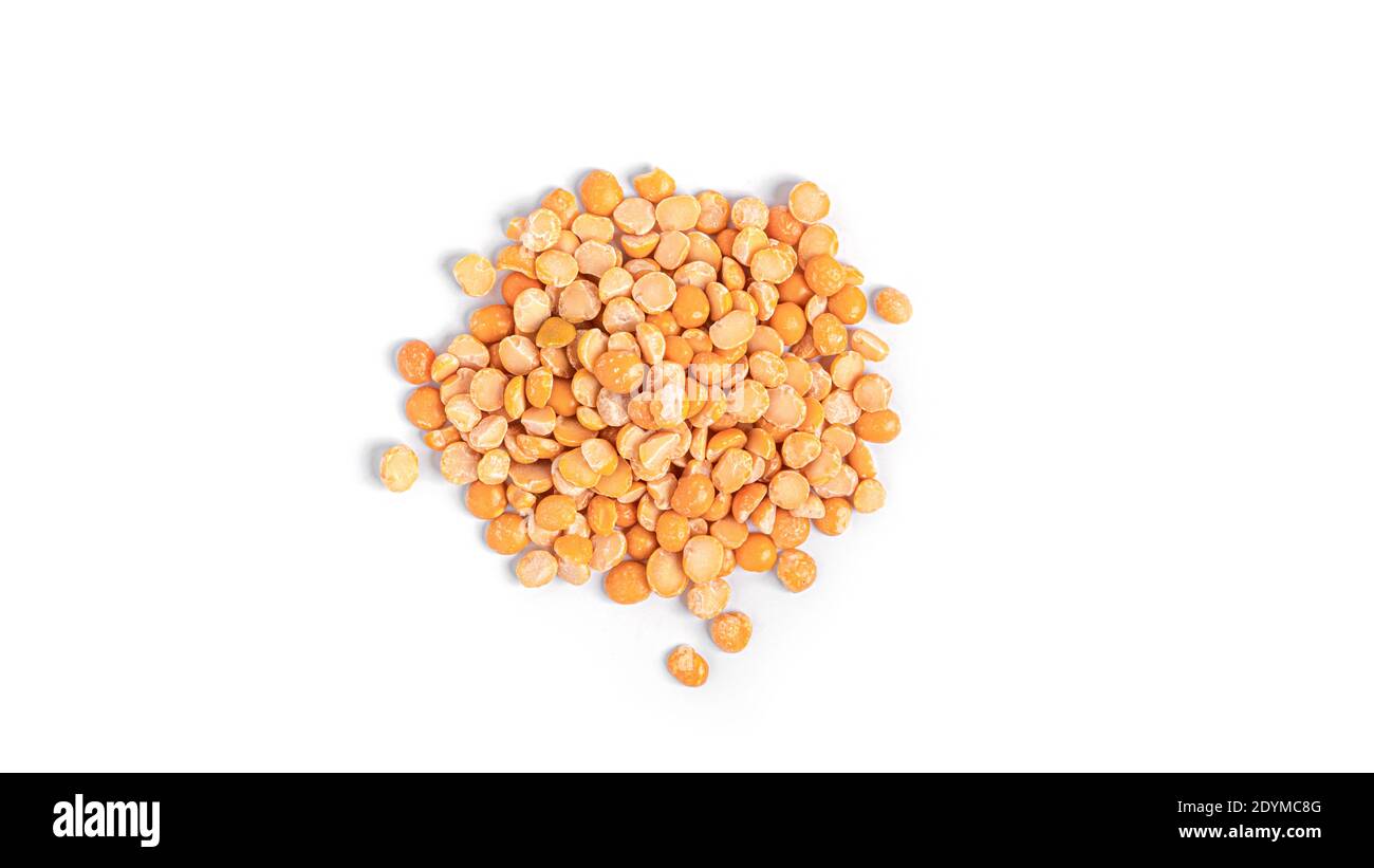 Pea groats on a white background. High quality photo Stock Photo - Alamy