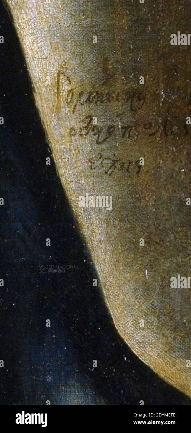 La Virgen María, de El Greco (detalle 1 Stock Photo - Alamy