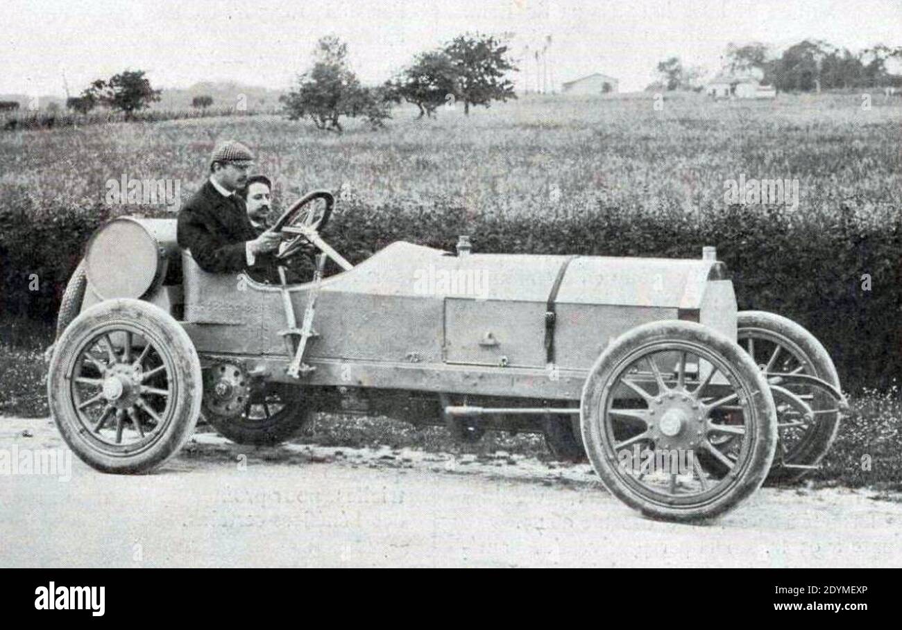 La voiture Motobloc au Grand Prix de l'ACF 1907 Stock Photo - Alamy