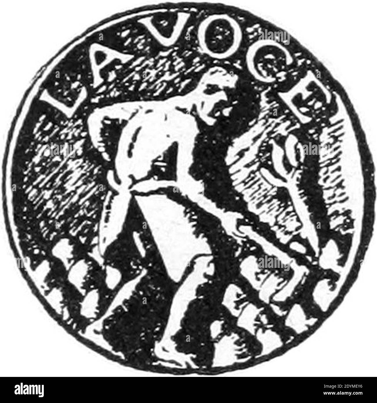La Voce Logo Stock Photo - Alamy
