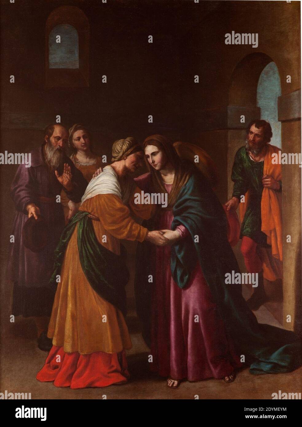 La Visitación, de Alessandro Turchi Stock Photo - Alamy