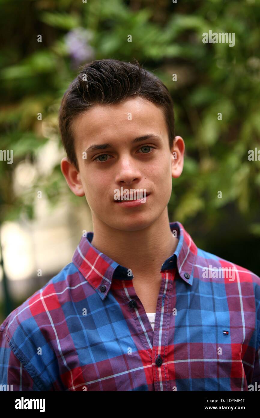 Fantin Ravat attending the premiere of Jeune Et Jolie in Lille, France ...