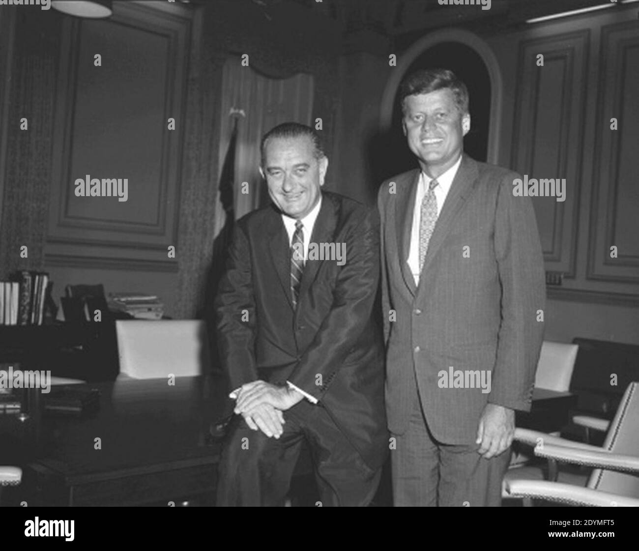LBJ and JFK Stock Photo - Alamy
