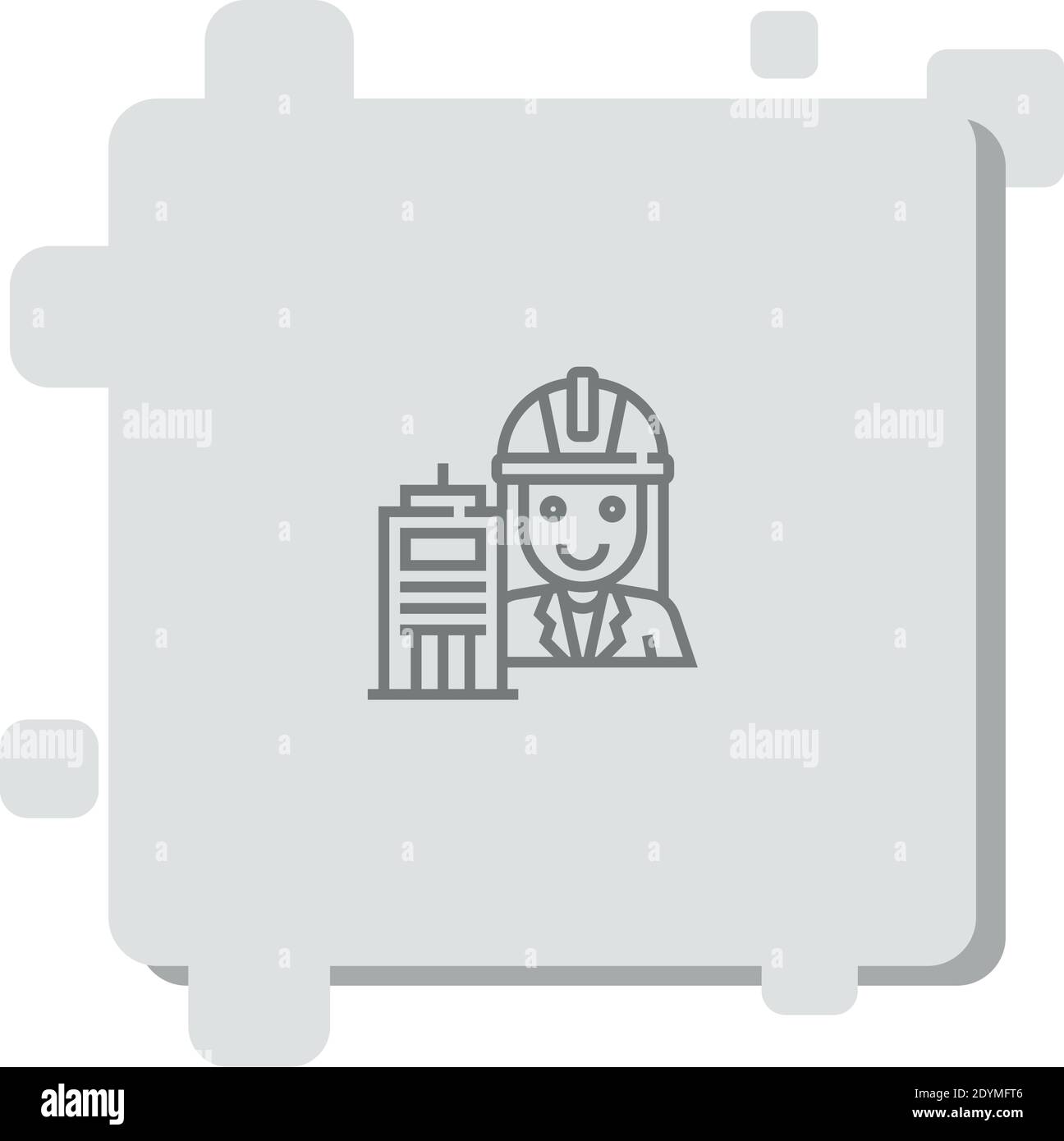 engineer vector icon modern simple vector illustration Stock Vector ...