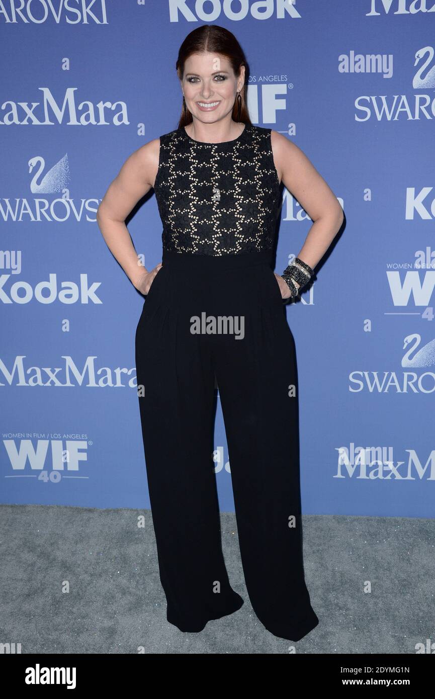 Debra Messing attends Women In Film's 2013 Crystal + Lucy Awards at The ...