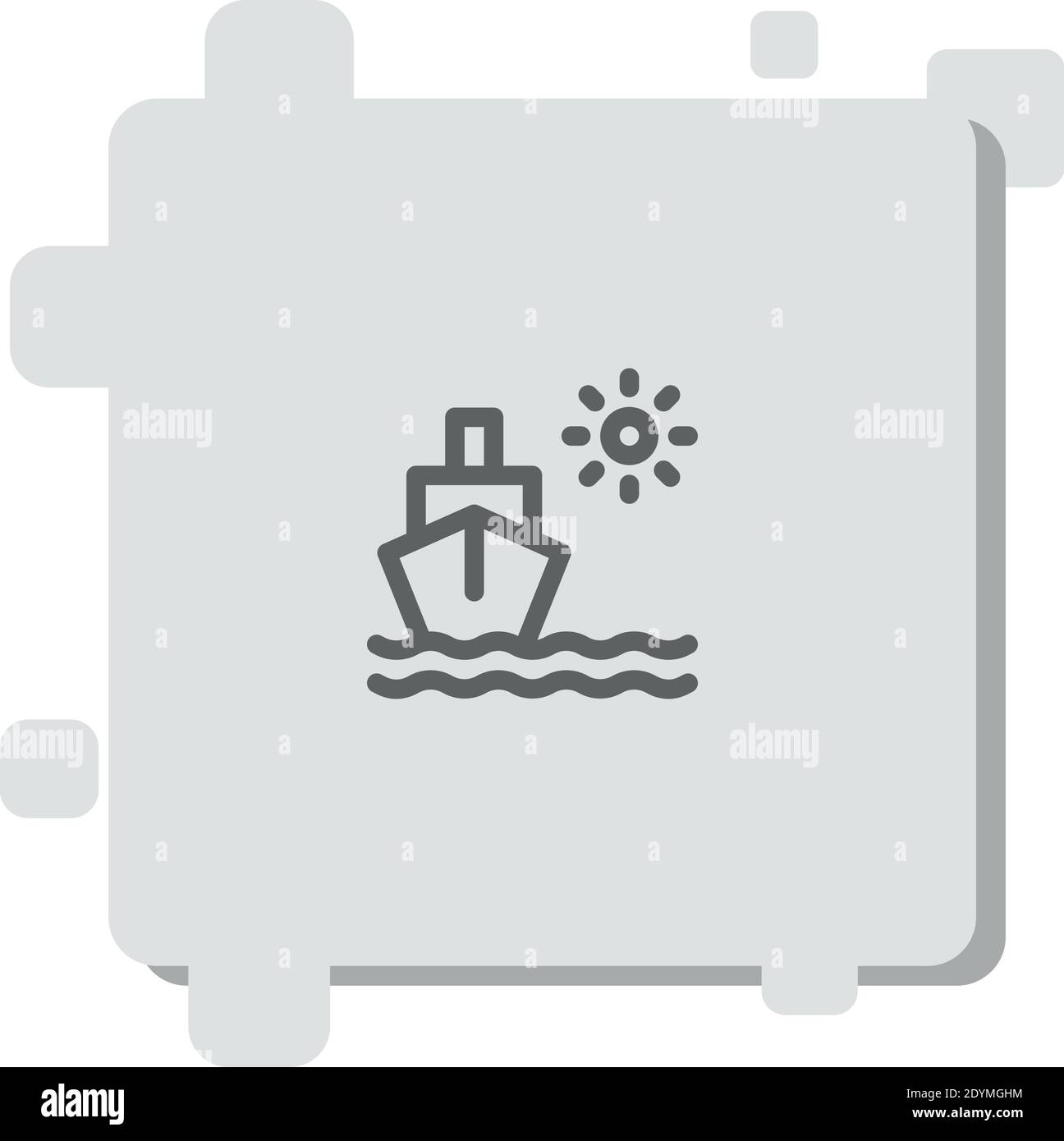 cruise vector icon modern simple vector illustration Stock Vector Image ...