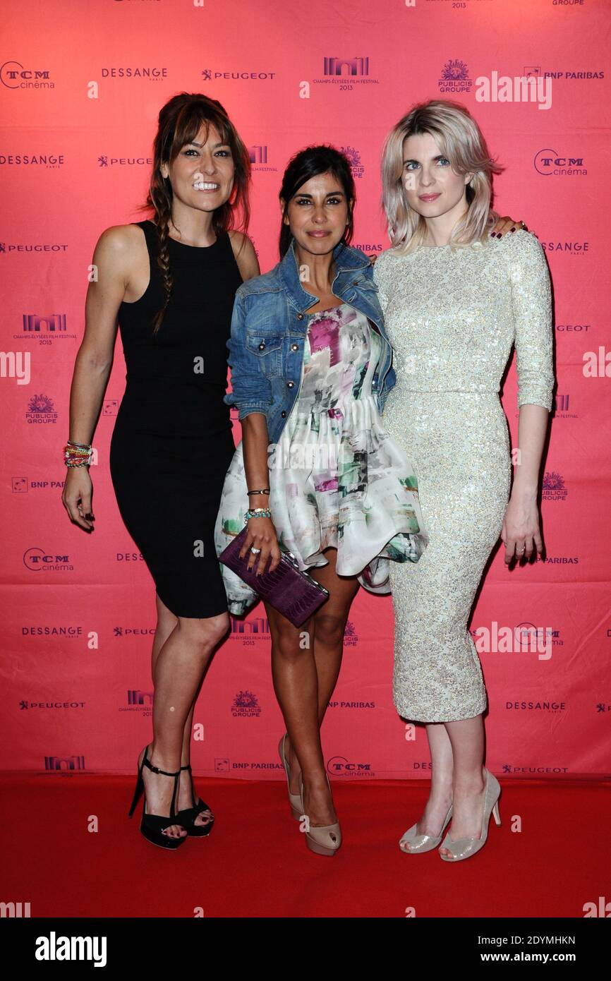 Shirley Bousquet, Reem Kherici and Cecile Cassel attending the premiere ...
