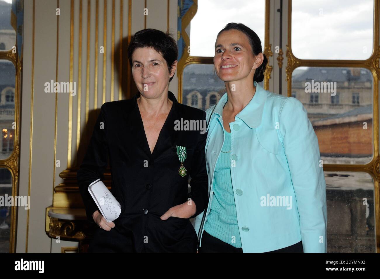 French Minister for Culture Aurelie Filippetti confers an Honorary of ...