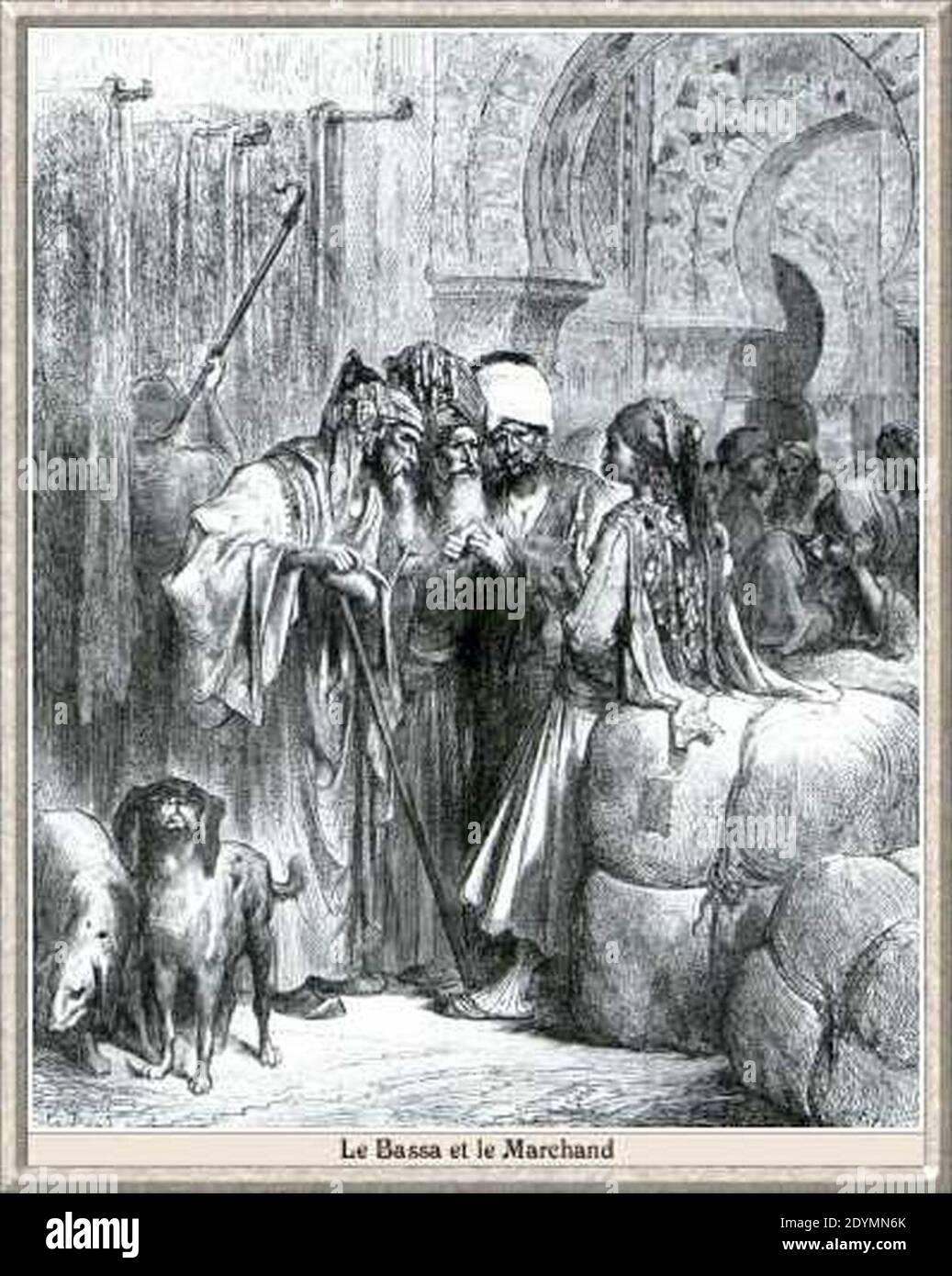 Le Bassa et le Marchand Stock Photo - Alamy