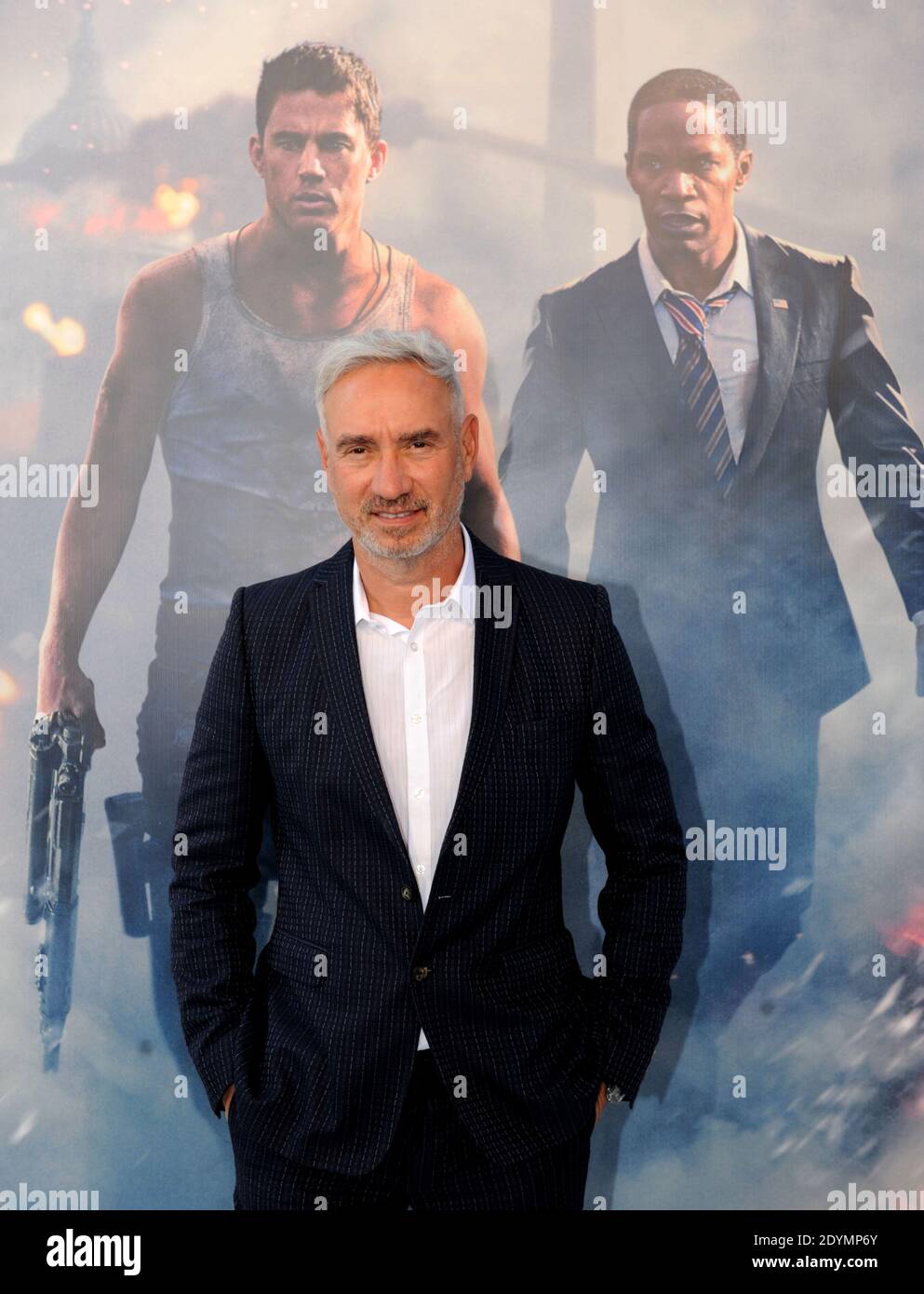Director Roland Emmerich attends the premiere of the film White House ...