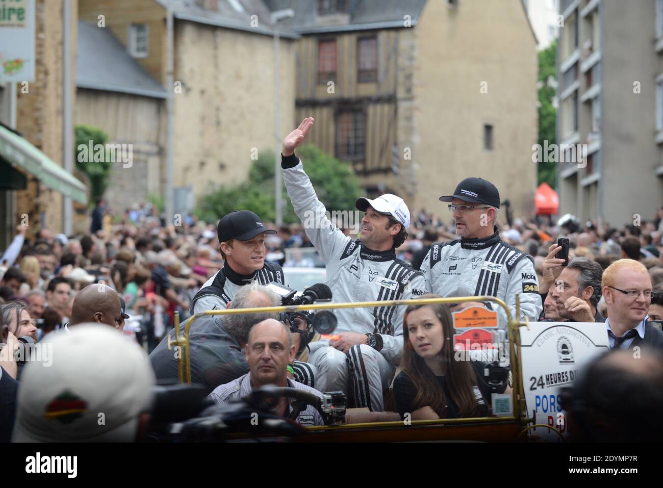 US actor Patrick Dempsey of Dempsey DelPiero-Proton Porsche 911 GT3 RSR ...