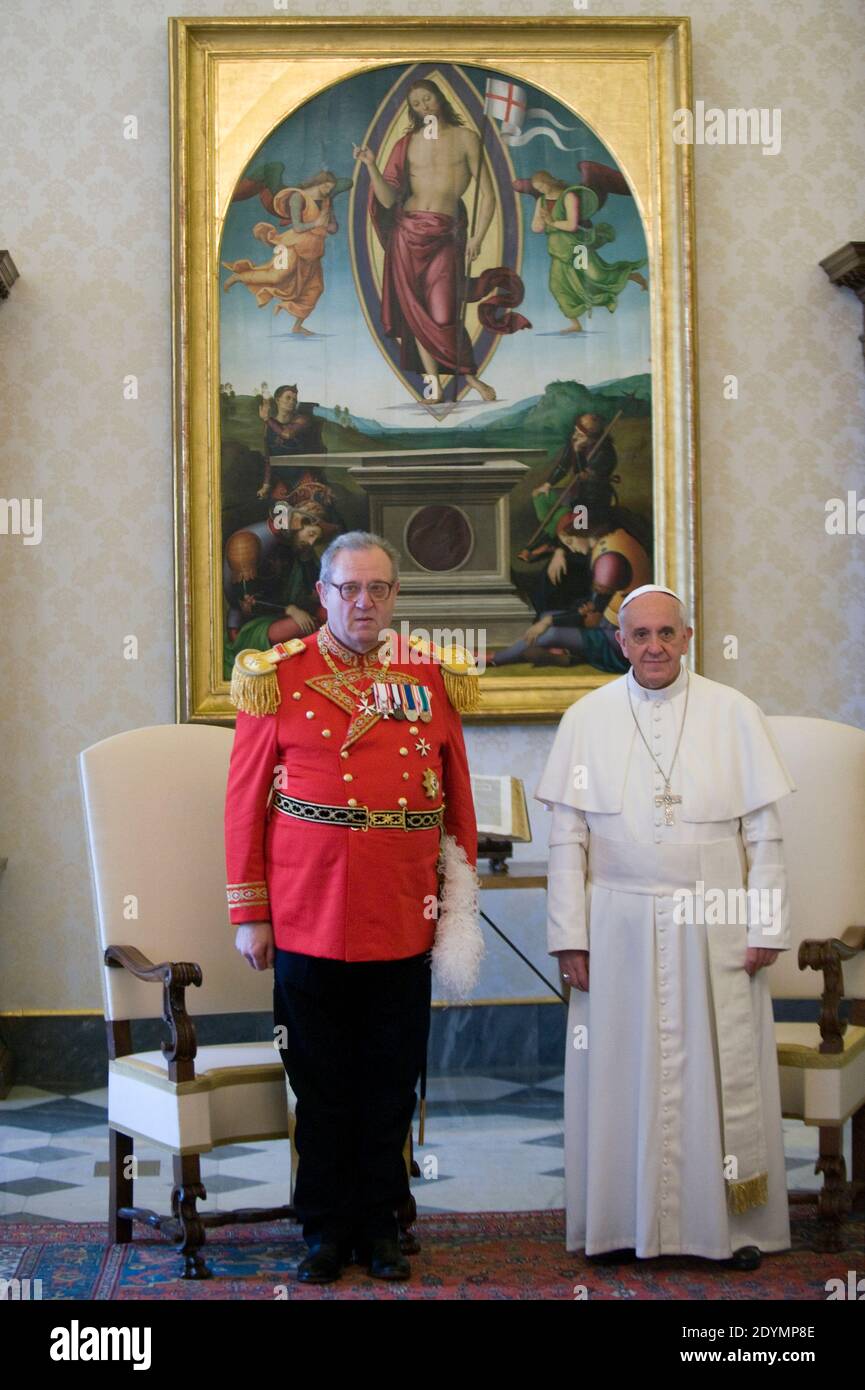 Pope Francis meets with Prince and Grand Master of the Sovereign ...