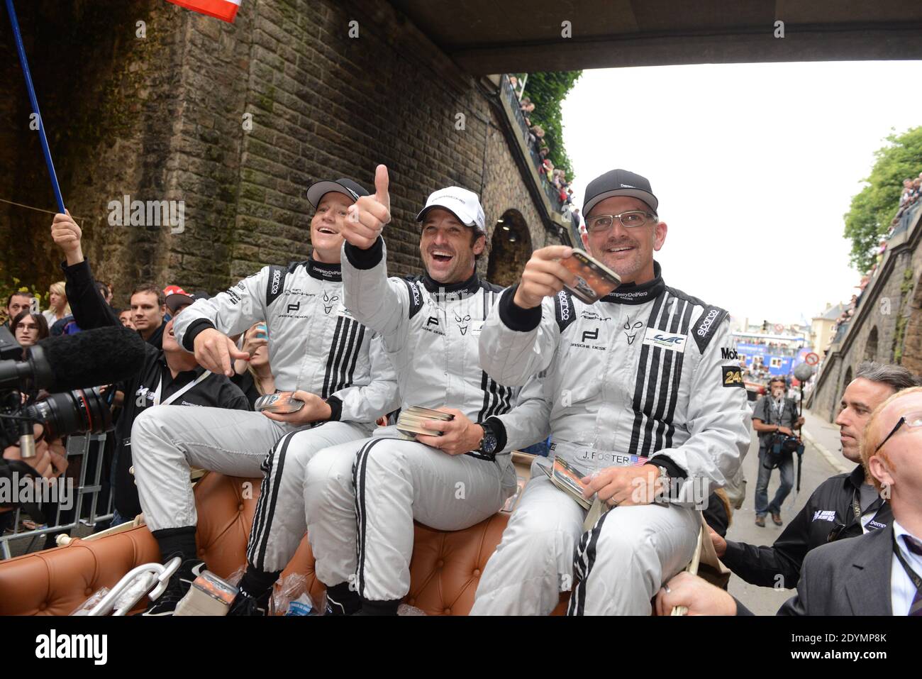 US actor Patrick Dempsey of Dempsey DelPiero-Proton Porsche 911 GT3 RSR ...