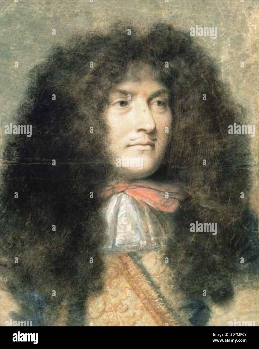 Le Brun Charles - Louis XIV of France - Louvre INV29874 Stock Photo - Alamy