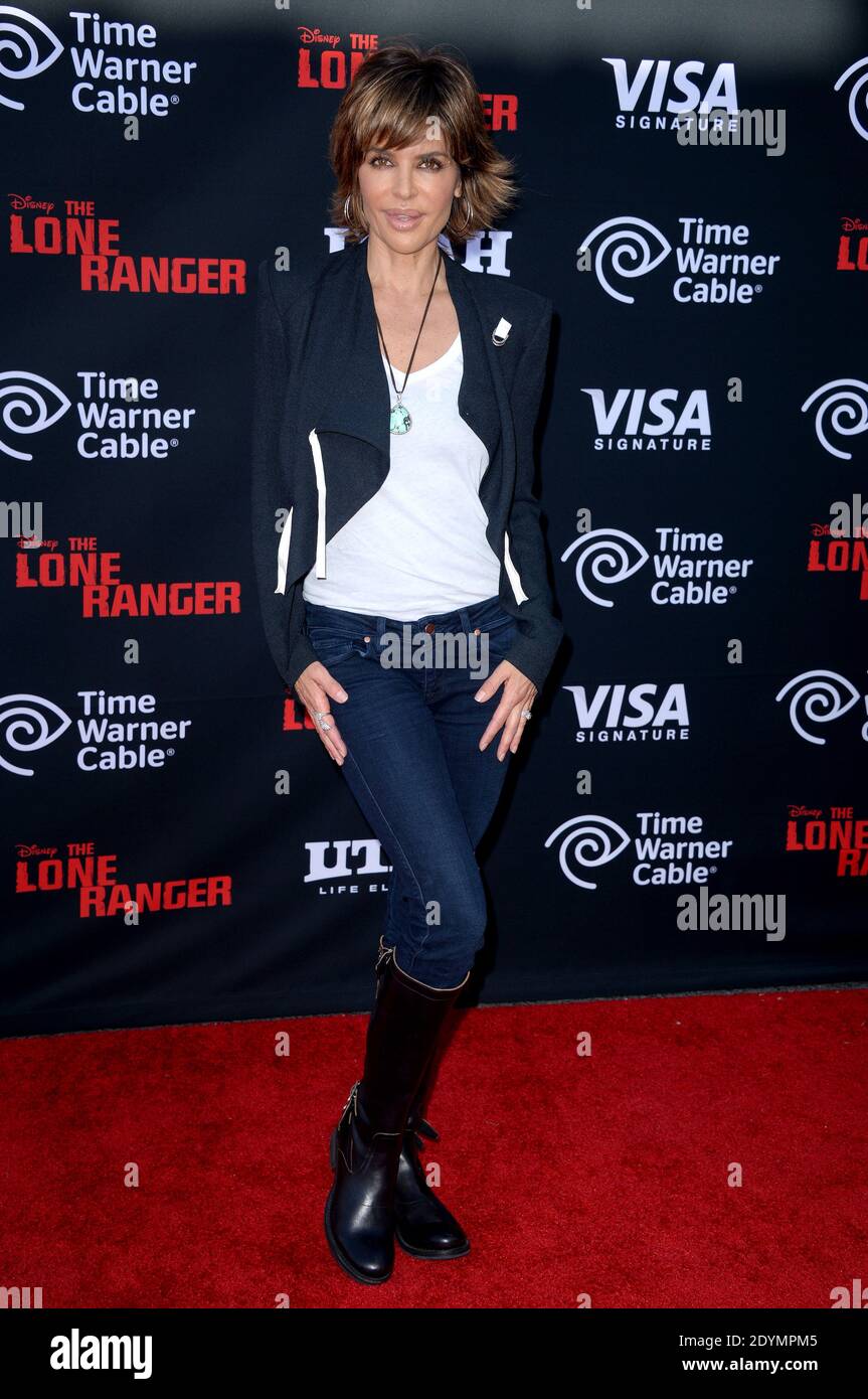 Lisa Rinna arrives at the premiere of Walt Disney Pictures' 'The Lone ...