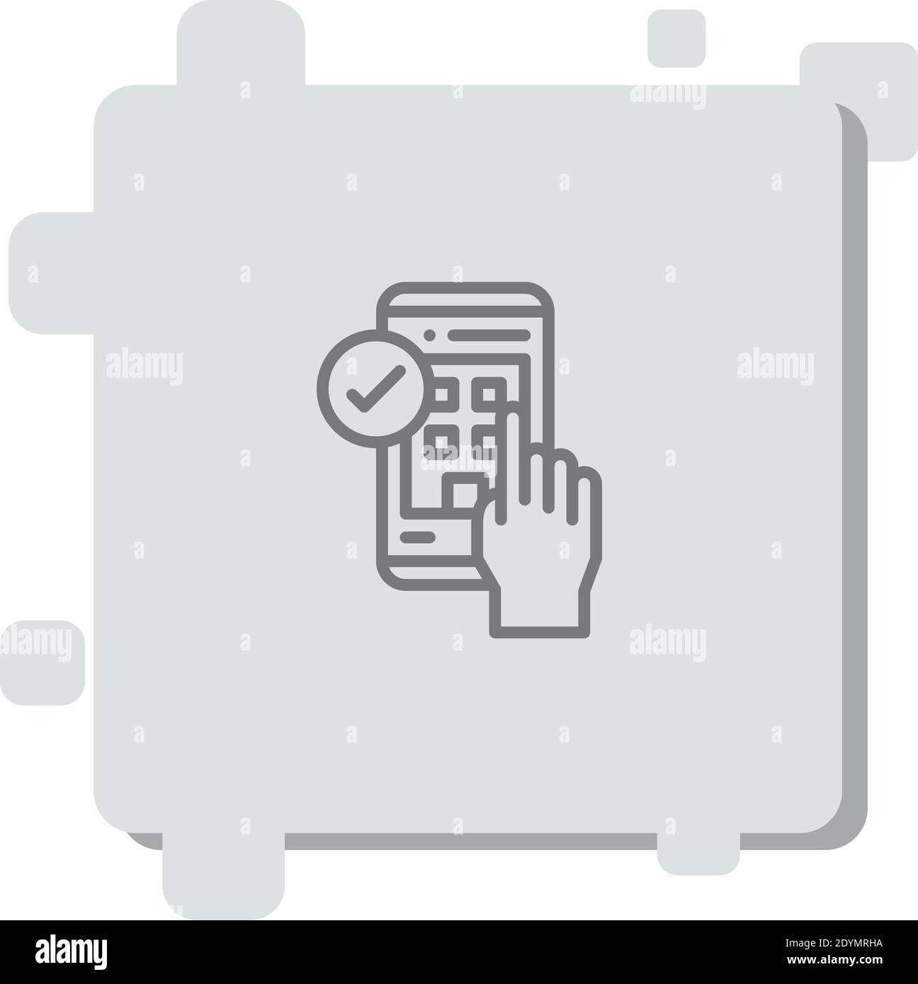 reservation vector icon modern simple vector illustration Stock Vector ...