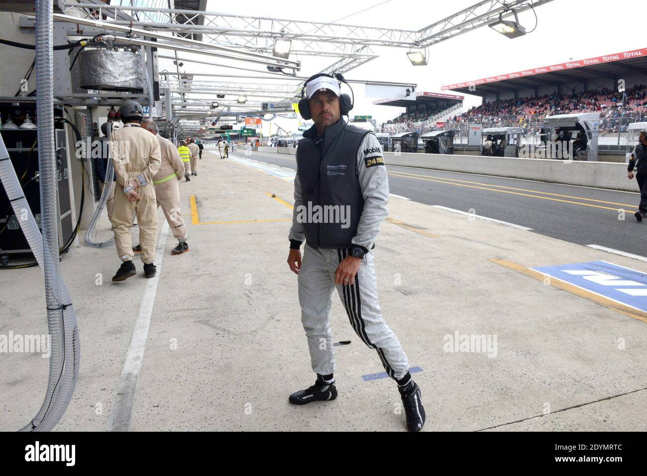 US actor Patrick Dempsey of Dempsey DelPiero-Proton Porsche 911 GT3 RSR ...
