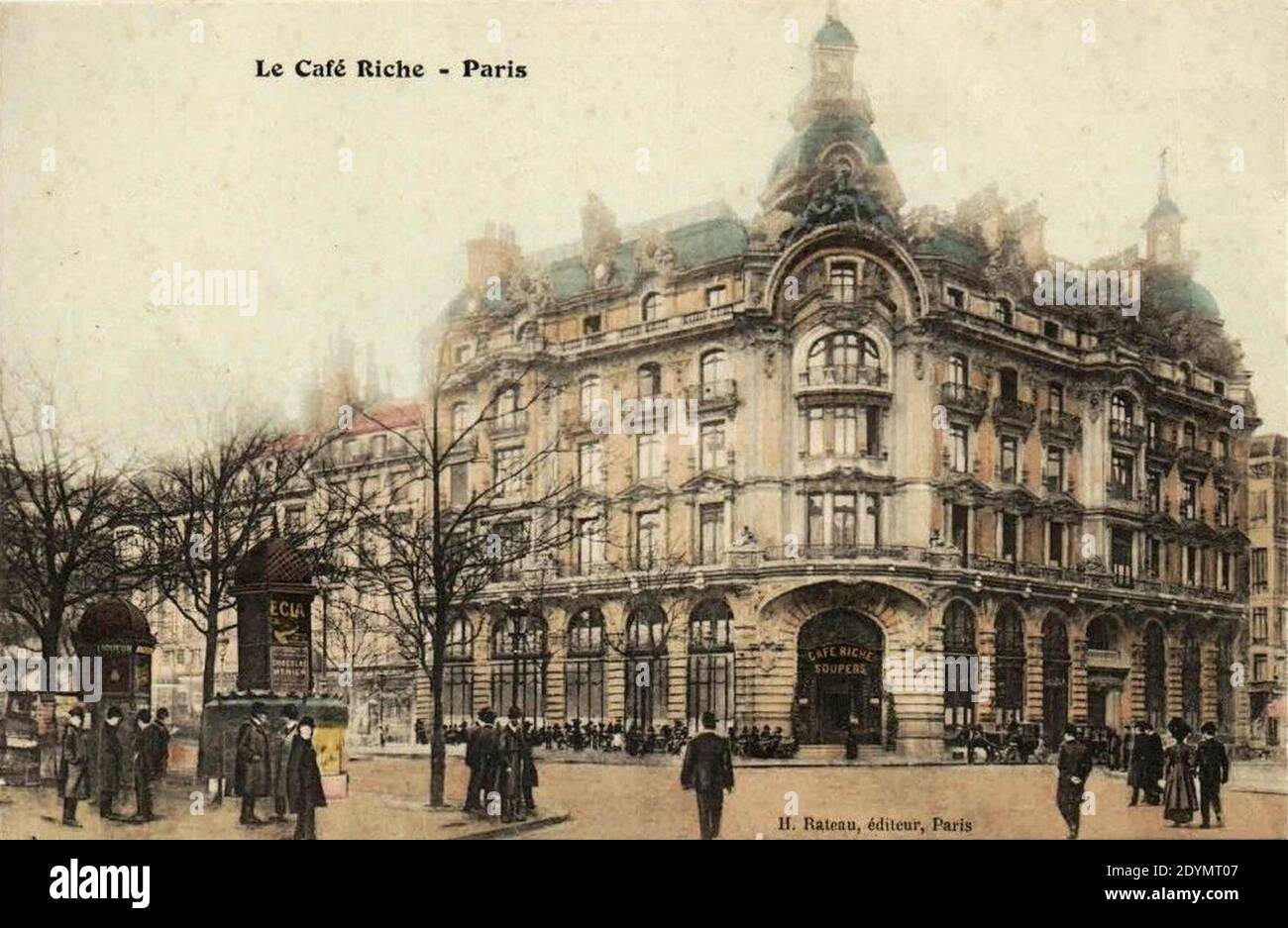 Le café Riche, Paris Stock Photo - Alamy
