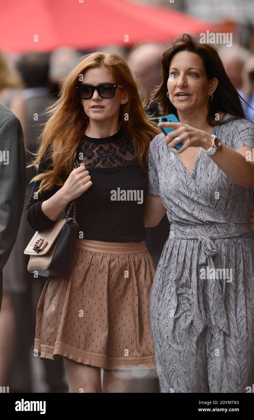 Isla Fisher attends the ceremony honoring Jerry Bruckheimer with a Star ...