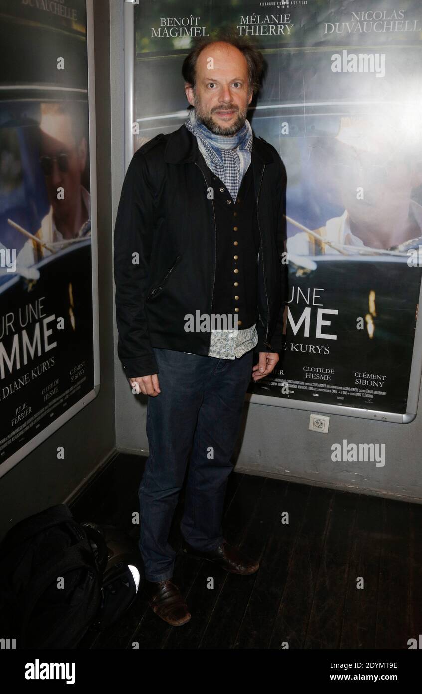 Denis Podalydes attending the premiere of 'Pour Une femme' held at ...