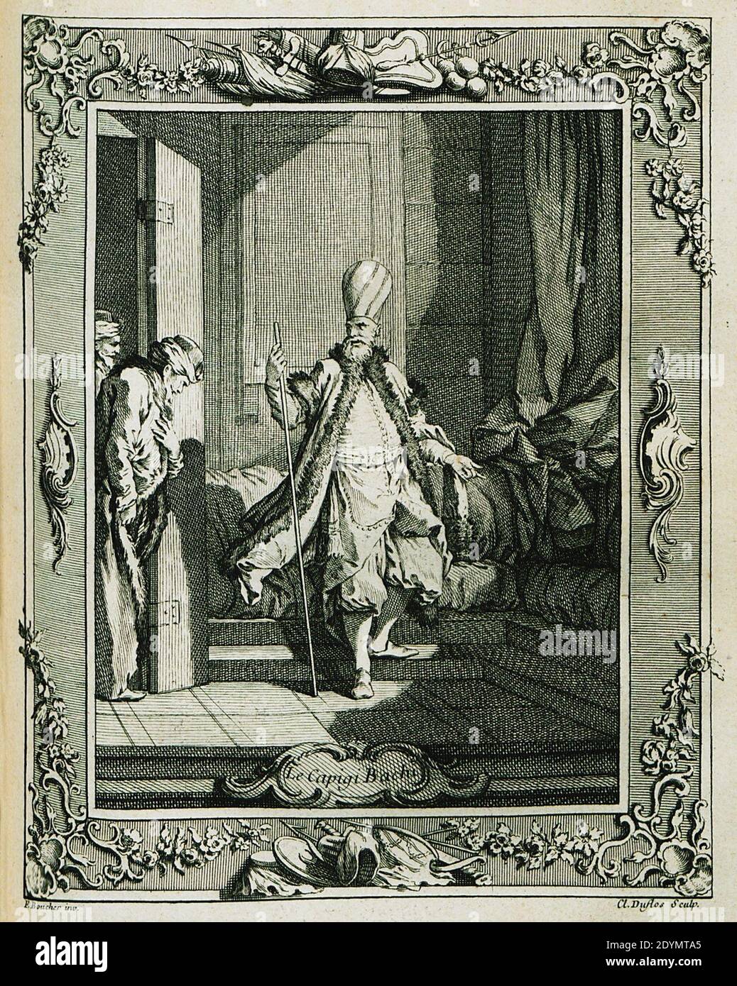 Le Capigi Bashi - Guer Jean Antoine - 1746 Stock Photo - Alamy