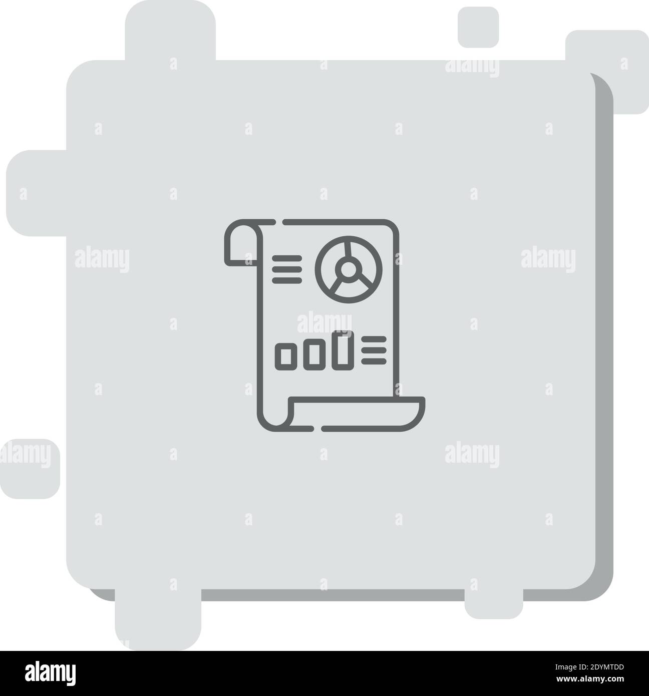 business report vector icon modern simple vector illustration Stock ...