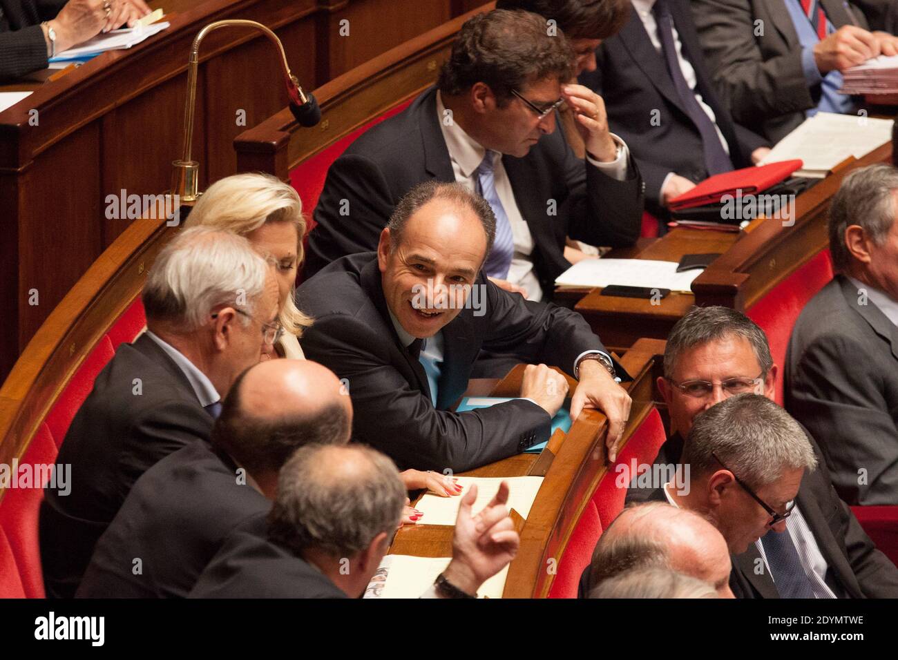 UMP opposition right-wing party President Jean-Francois Cope pictured ...