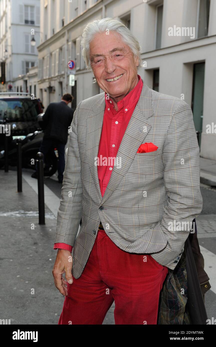 Pierre Cornette de Saint-Cyr attending the new Paul-Loup Sulitzer's ...
