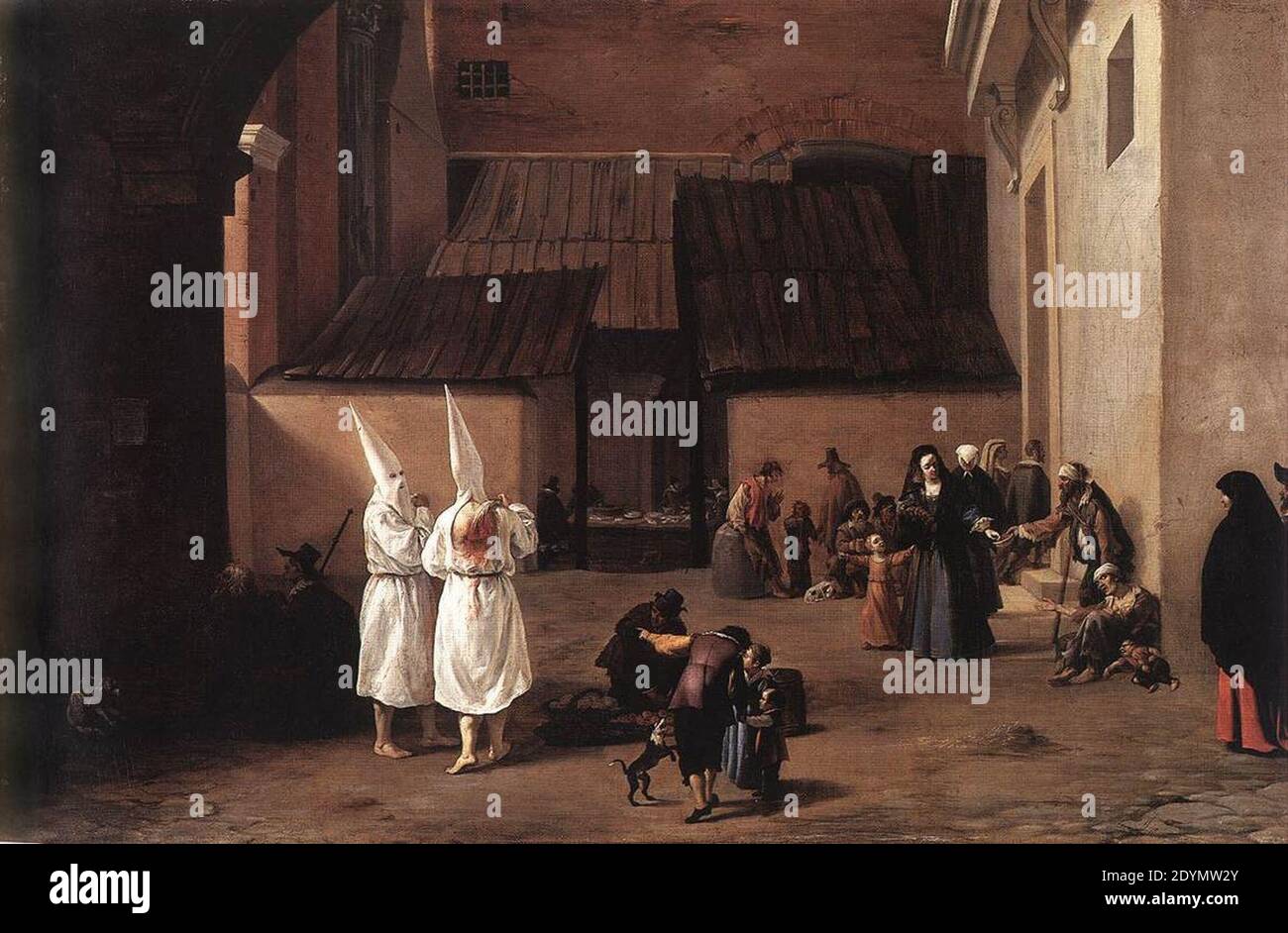 Pieter van Laer - The Flagellants Stock Photo - Alamy