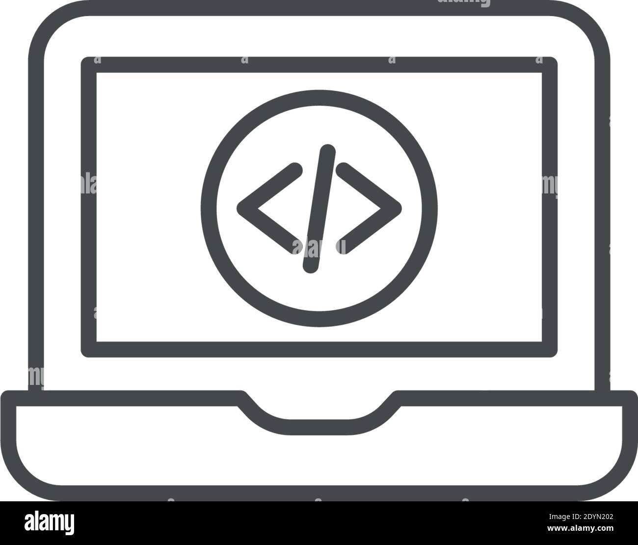 Code Vector Icon Modern Simple Vector Illustration Stock Vector Image And Art Alamy