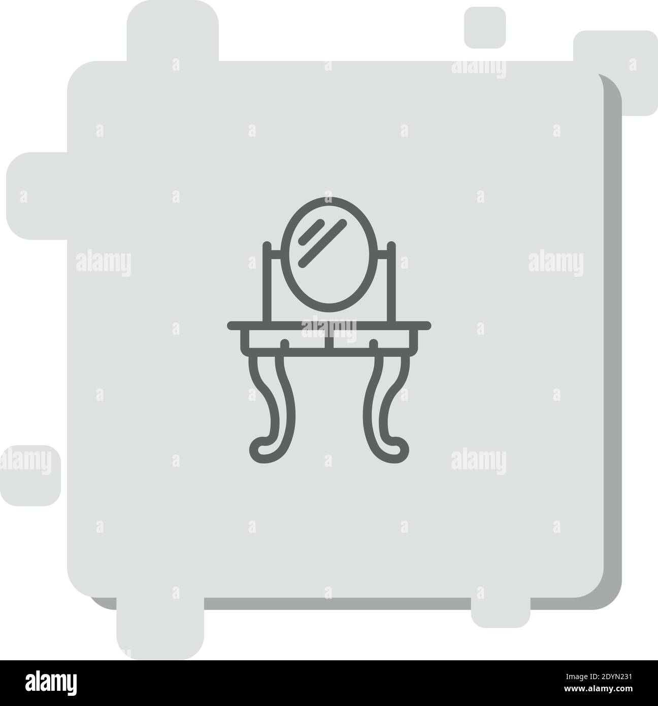 Vanity Mirror Vector