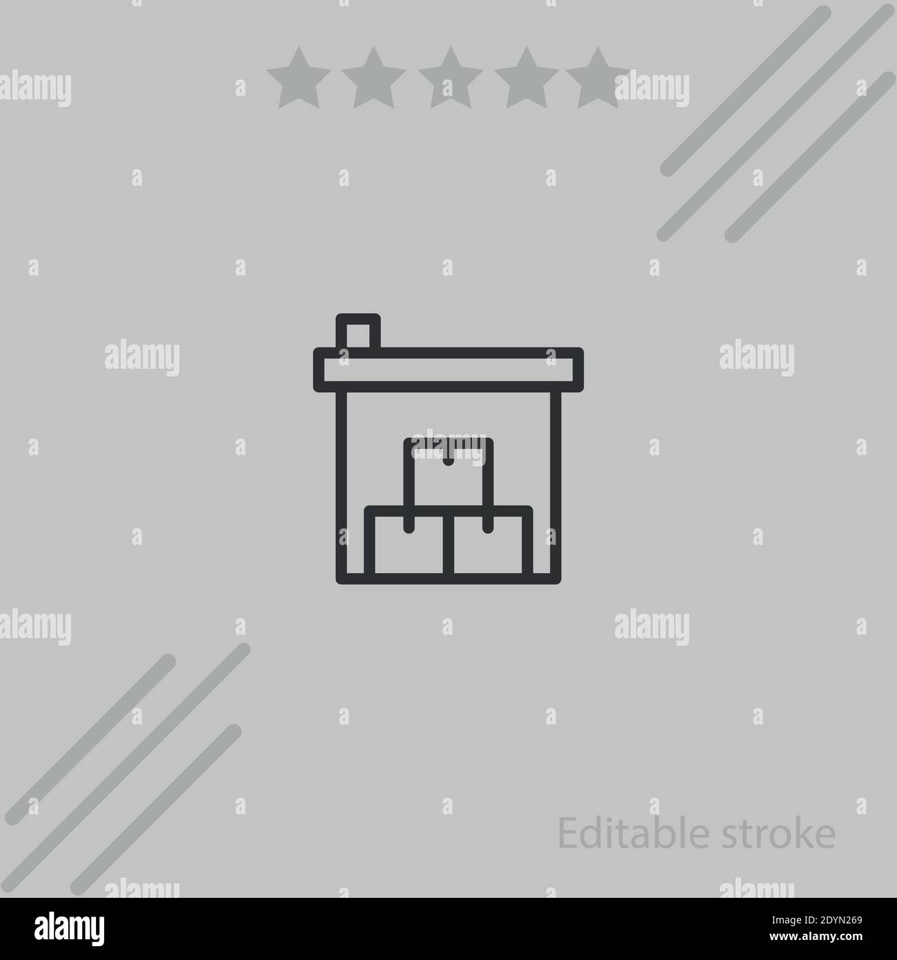 boxes vector icon modern simple vector illustration Stock Vector Image ...