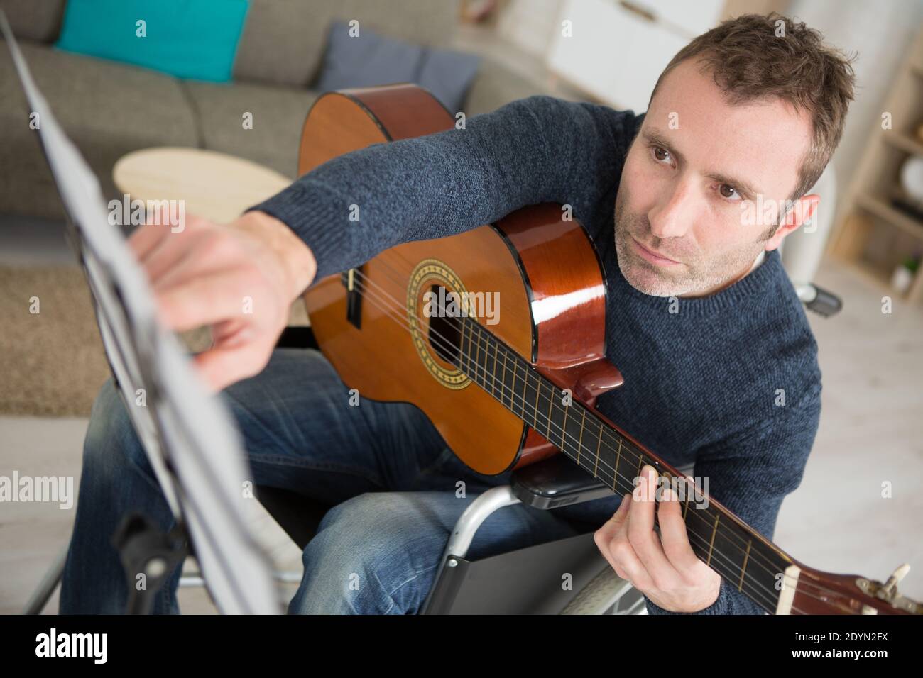 Focused musician hi-res stock photography and images - Alamy