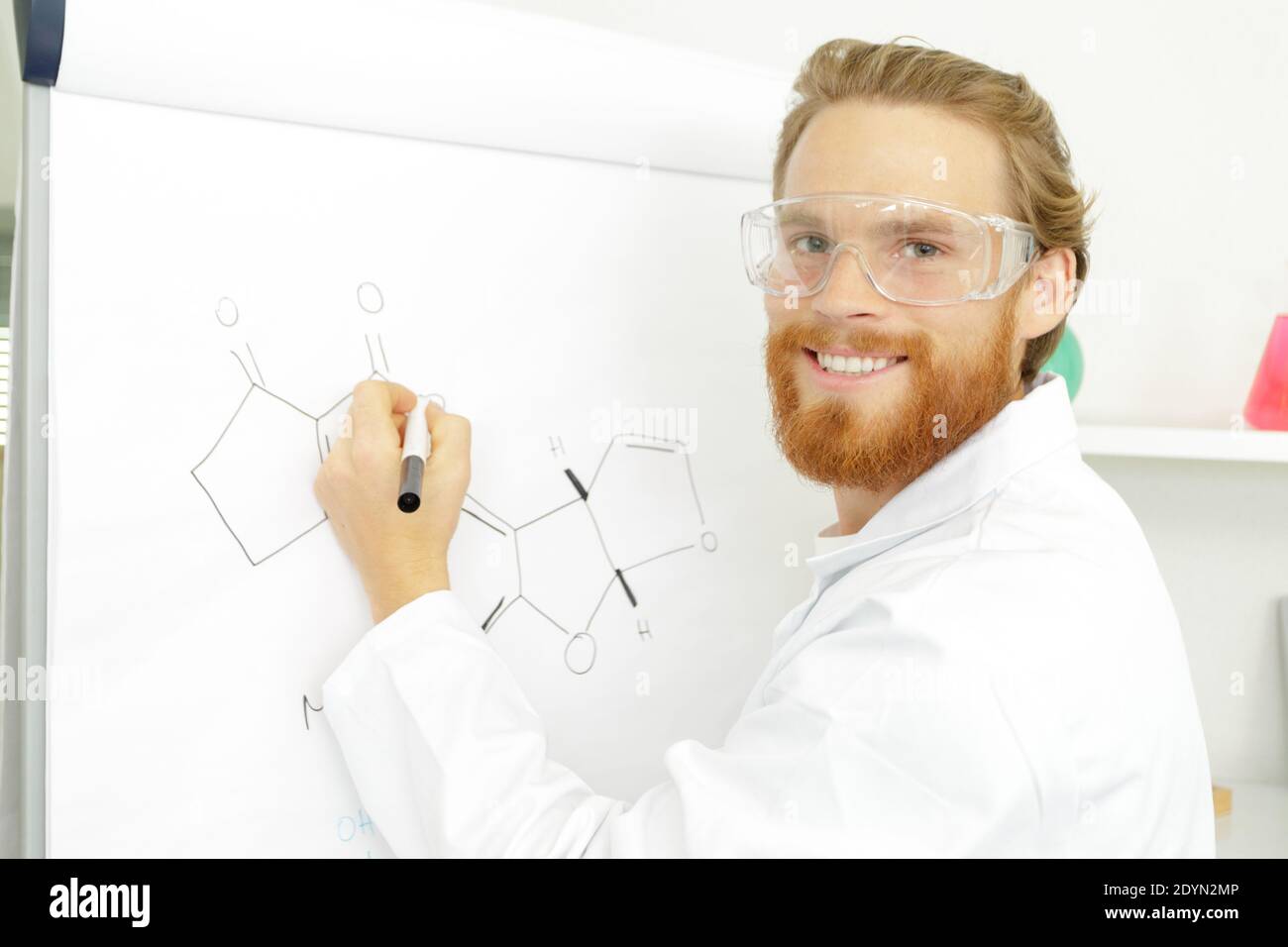 Handsome scientist hi-res stock photography and images - Alamy