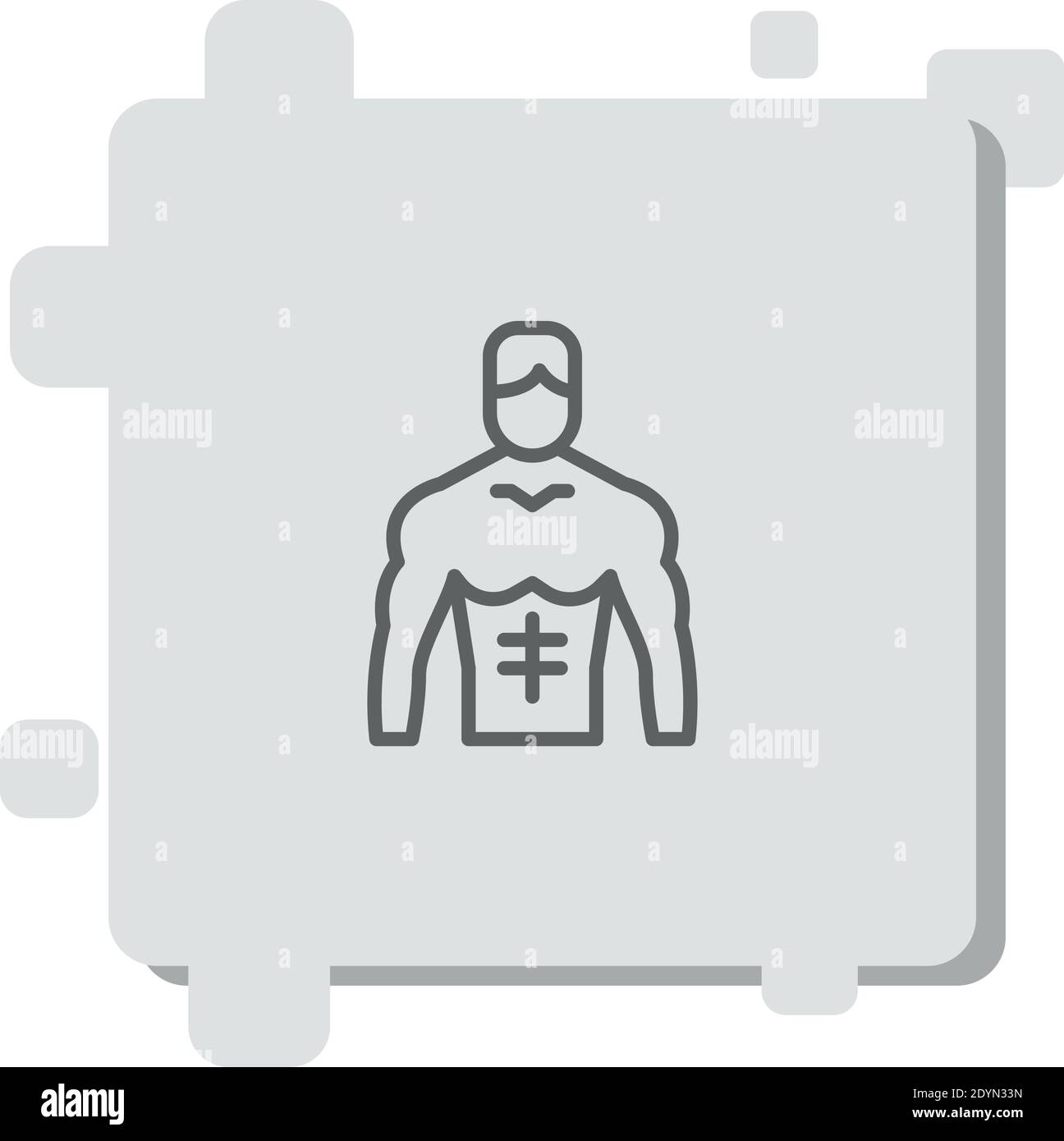 fit vector icon modern simple vector illustration Stock Vector Image ...