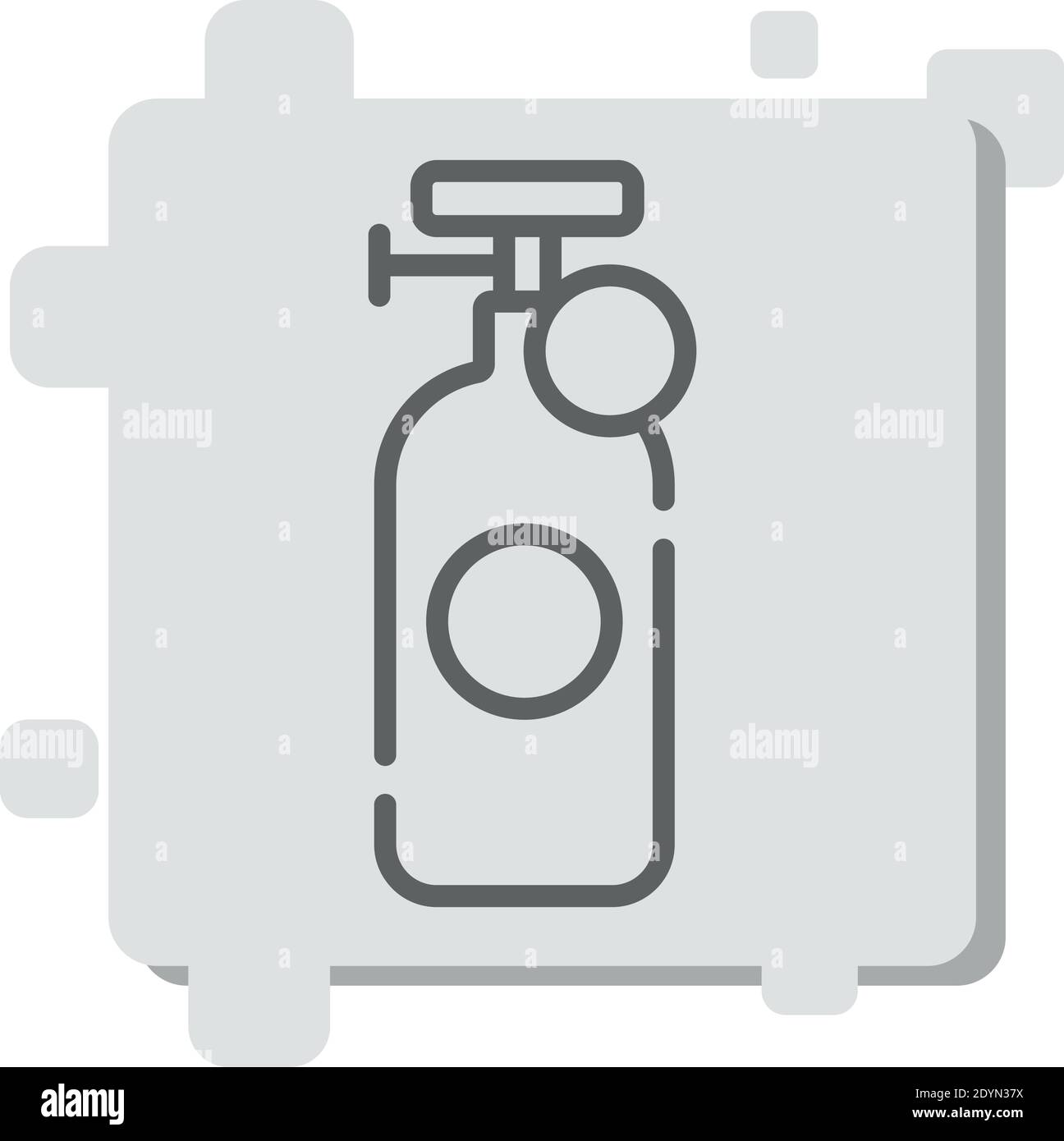 oxygen tank vector icon modern simple vector illustration Stock Vector ...