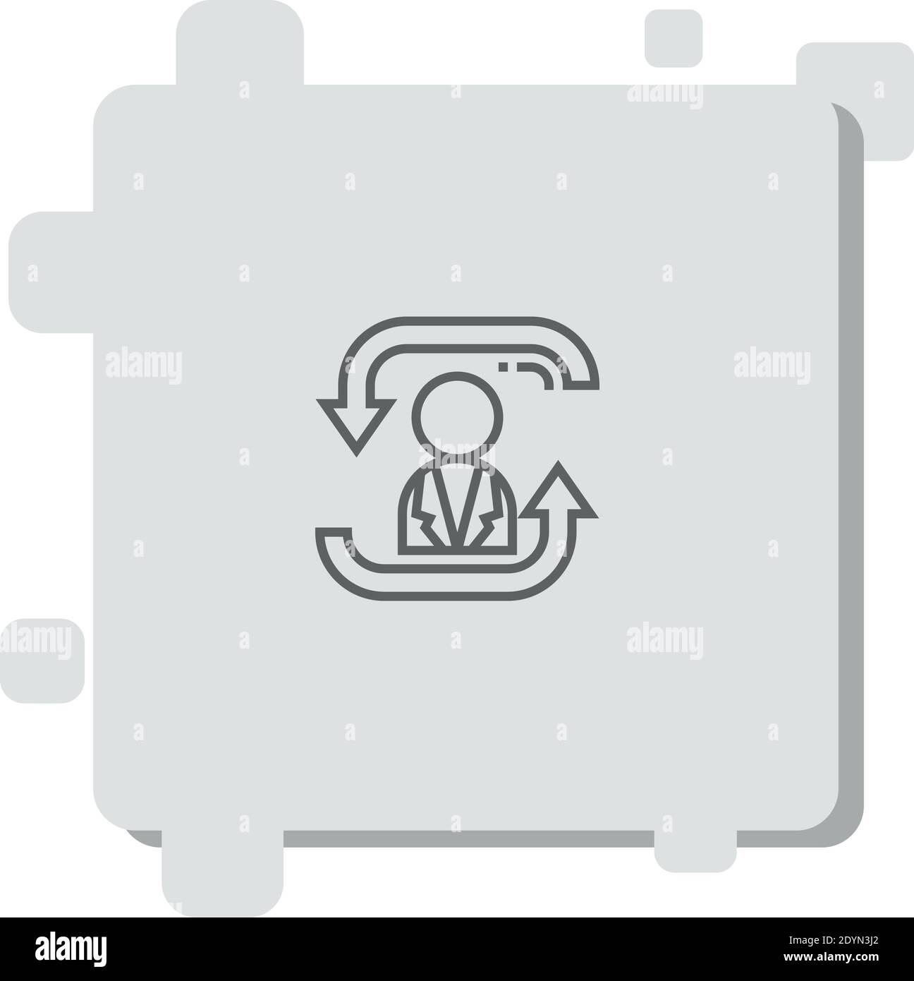 scrum vector icon modern simple vector illustration Stock Vector Image ...