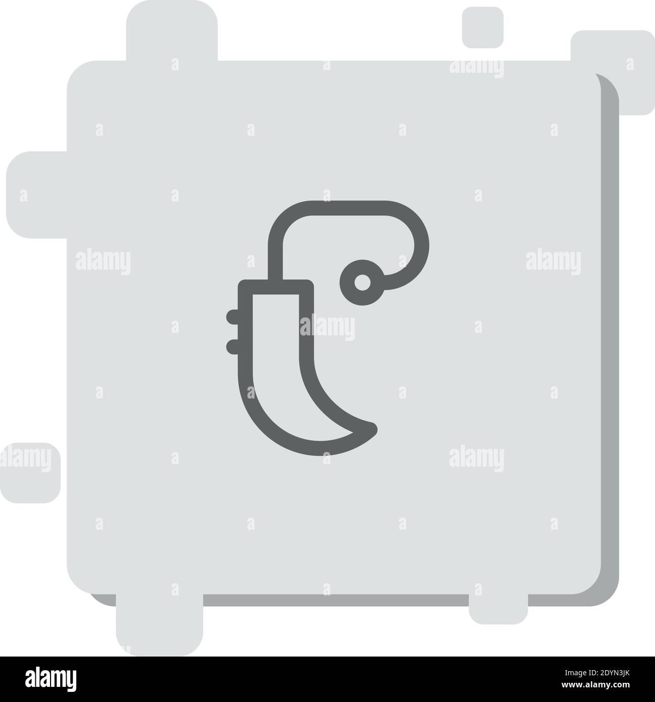 hearing aid vector icon modern simple vector illustration Stock Vector ...