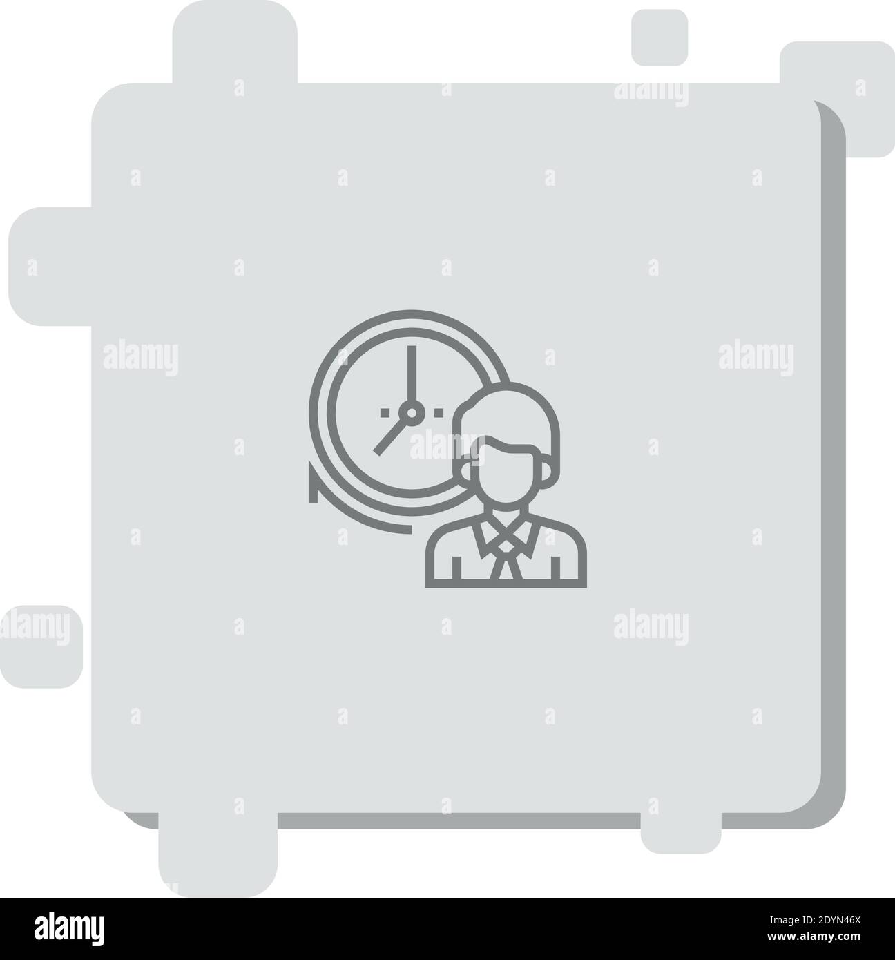 punctuality vector icon modern simple vector illustration Stock Vector ...