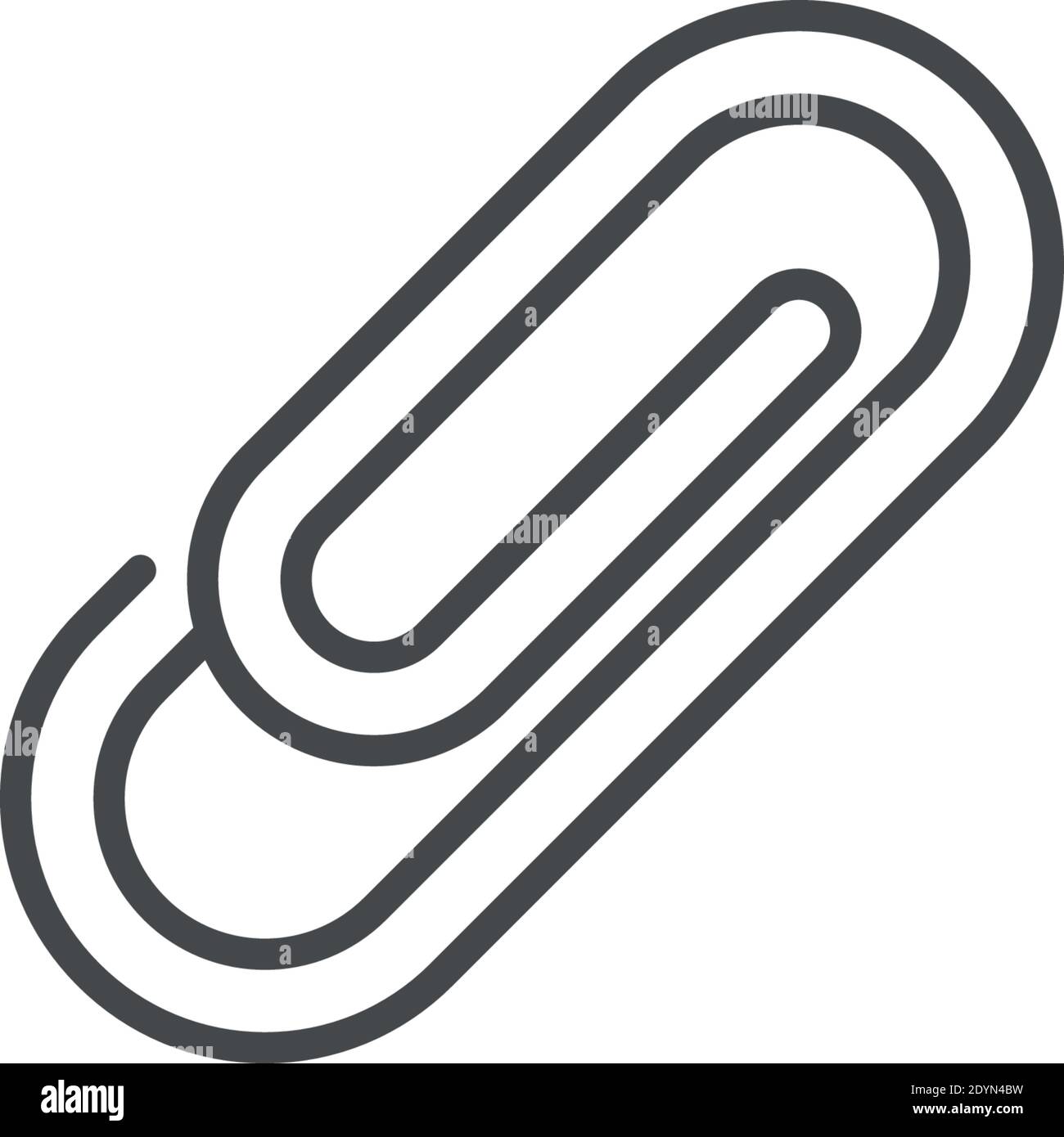 clip vector icon modern simple vector illustration Stock Vector Image ...