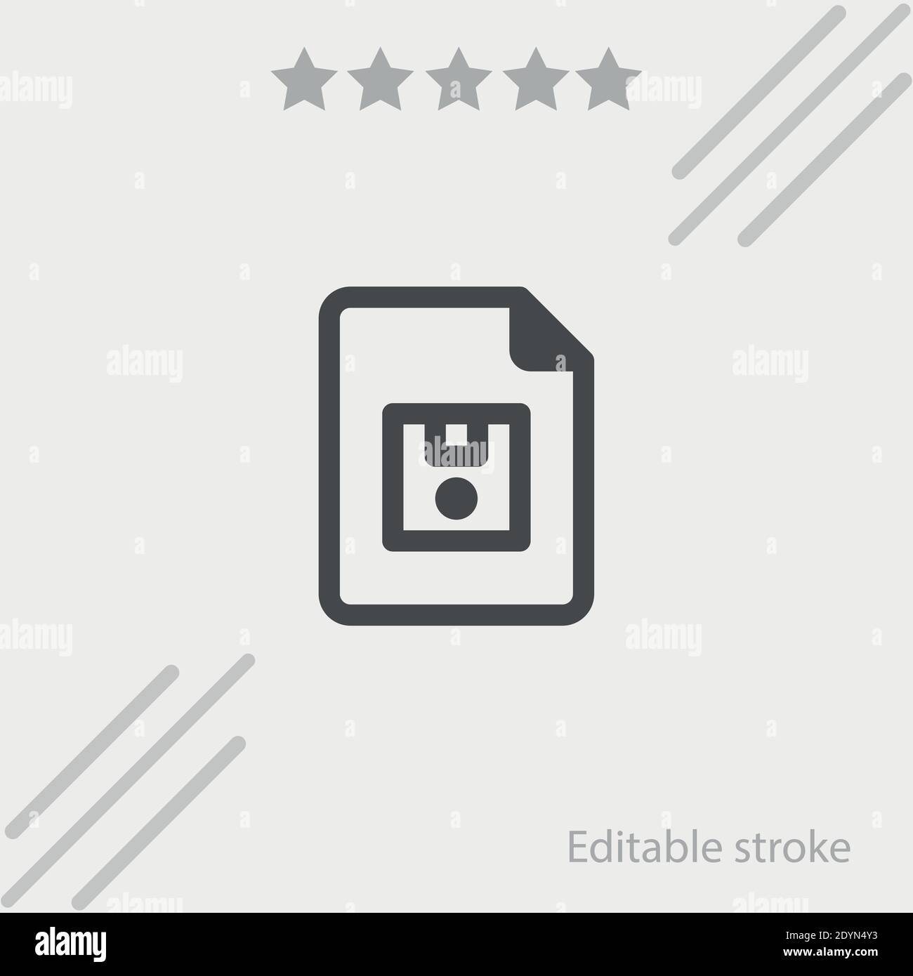 files vector icon modern simple vector illustration Stock Vector Image ...