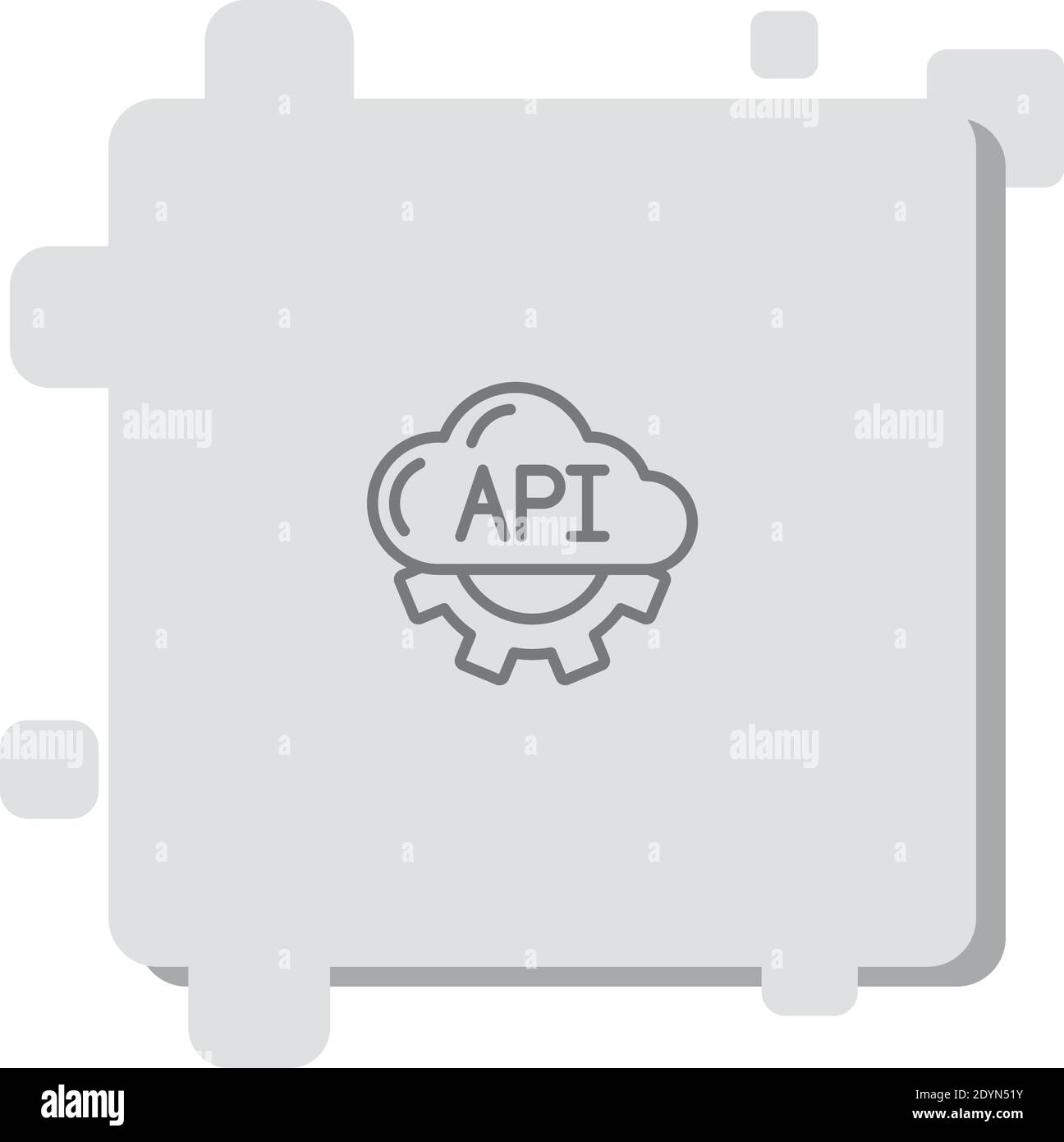 api vector icon modern simple vector illustration Stock Vector Image ...