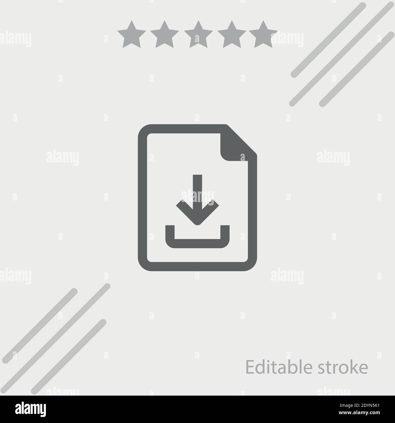 files vector icon modern simple vector illustration Stock Vector Image ...