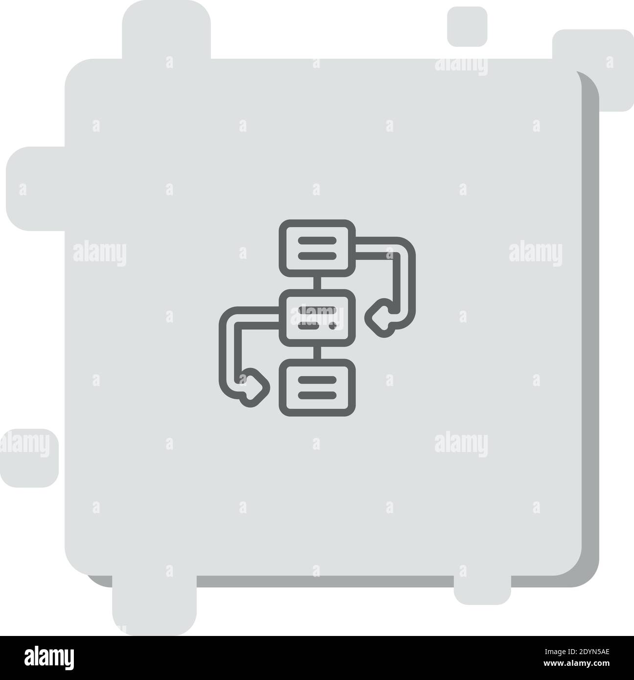 workflow vector icon modern simple vector illustration Stock Vector ...