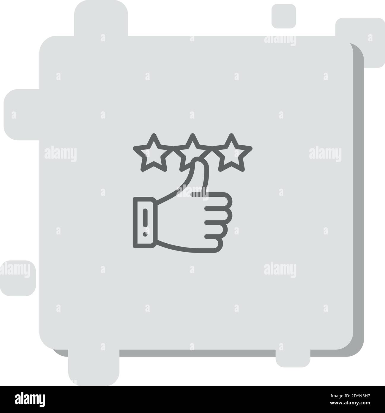 review vector icon modern simple vector illustration Stock Vector Image ...