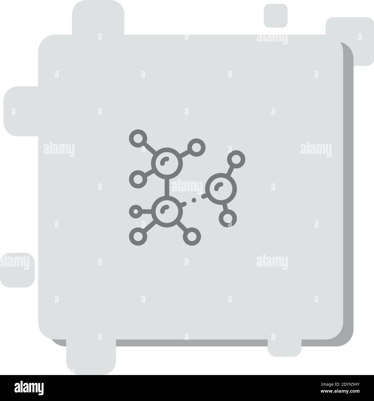 molecules vector icon modern simple vector illustration Stock Vector ...