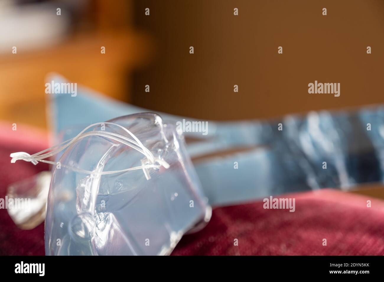 Packaging and display material discarded after opening Christmas ...
