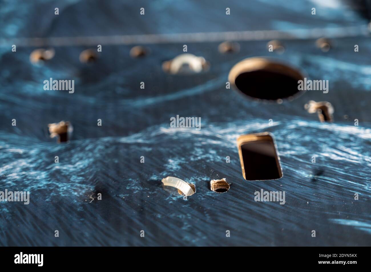 Packaging and display material discarded after opening Christmas ...